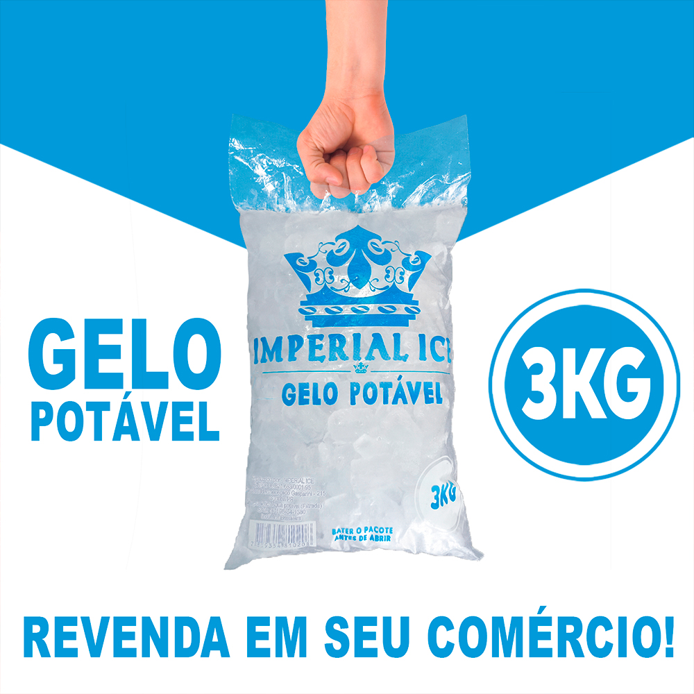 Gelo de Coco Atacado - Imperial ICE, O Melhor! - Revenda!